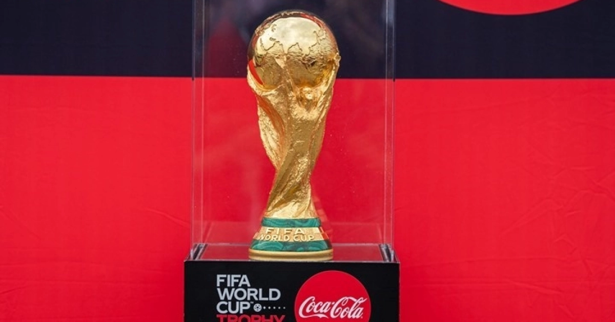 Original FIFA World Cup trophy arrives in Doha | Qatar Cup 2022