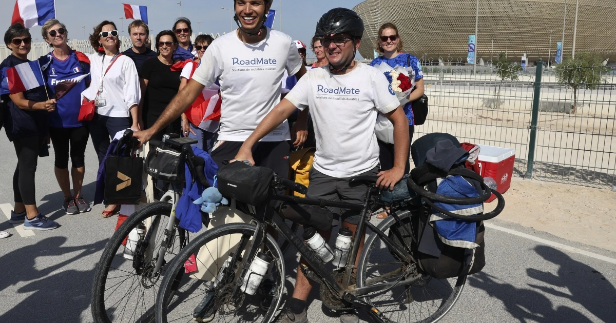 From Paris to Doha on cycle! | Qatar Cup 2022