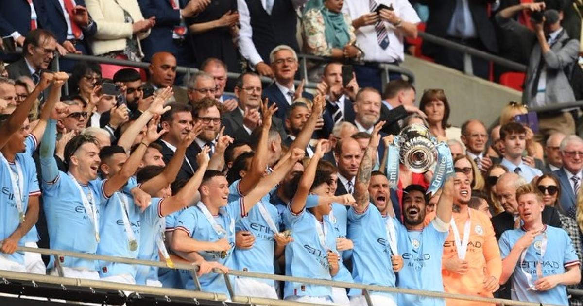 فيديو مانشستر سيتي يقهر يونايتد ويتوج بلقب كأس الاتحاد الإنجليزي